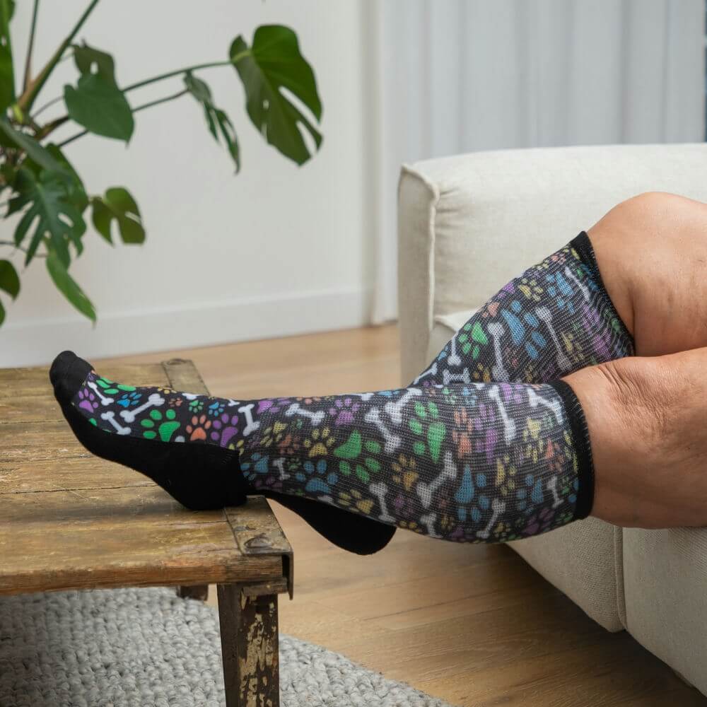 Paws n Bones EasyStretch™ Socks for Comfort and Style – Viasox