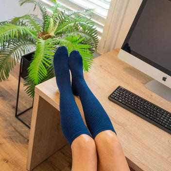 Navy Blue Compression Socks | Viasox Provides Comfort & Support