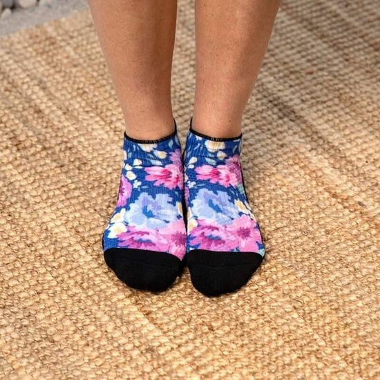 Compression Ankle Socks - Flower Power 3-Pack | Viasox