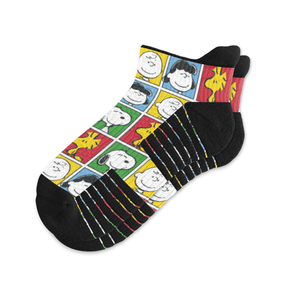 The Gang Ankle Compression Socks Snoopy Pattern From Viasox