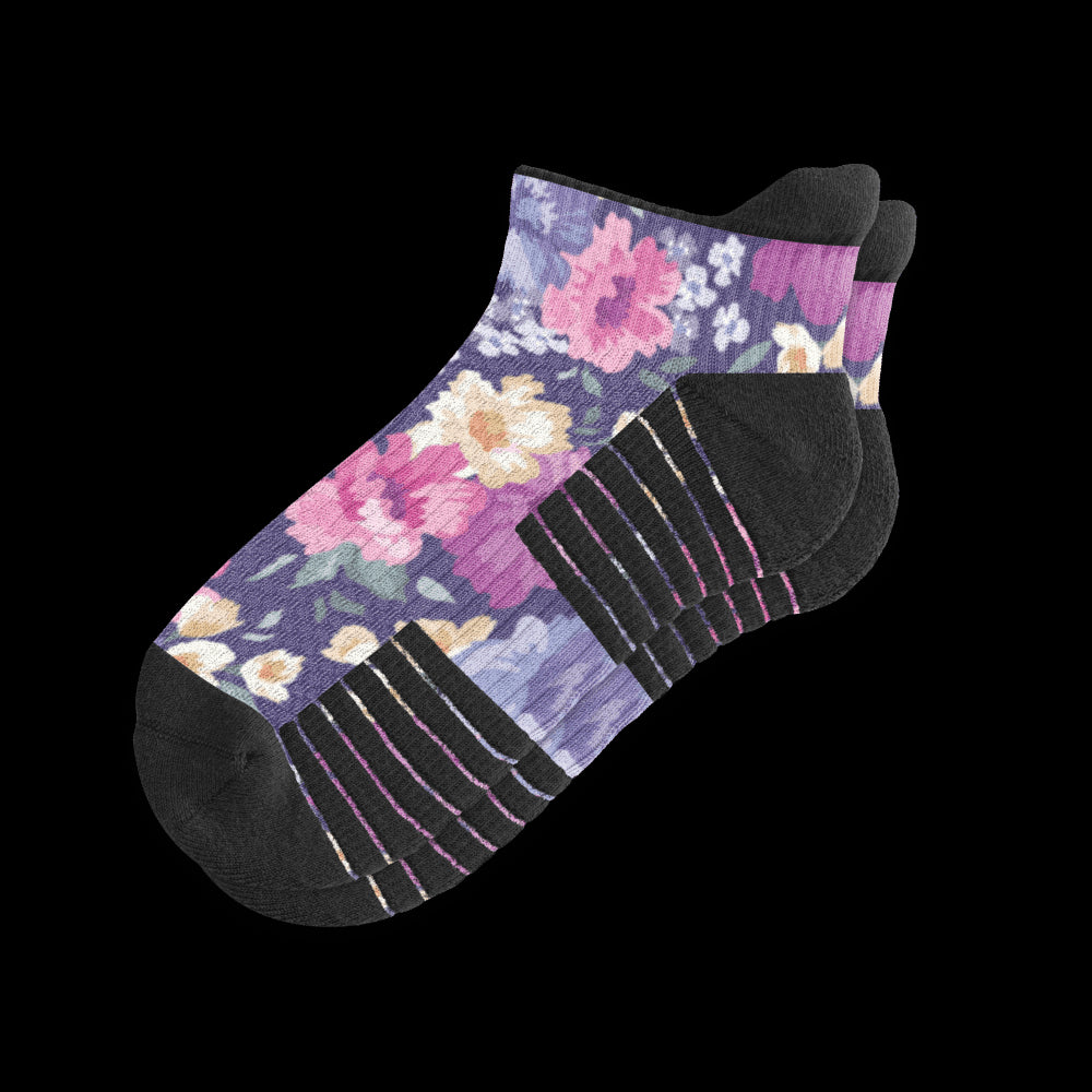 Best Ankle Compression Socks - Floral Pattern | Viasox