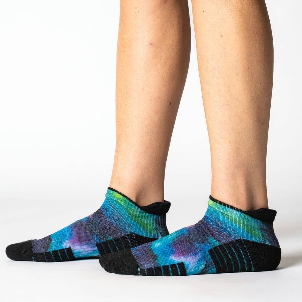 Viasox Northern Lights Ankle Compression Socks for Comfort and Style