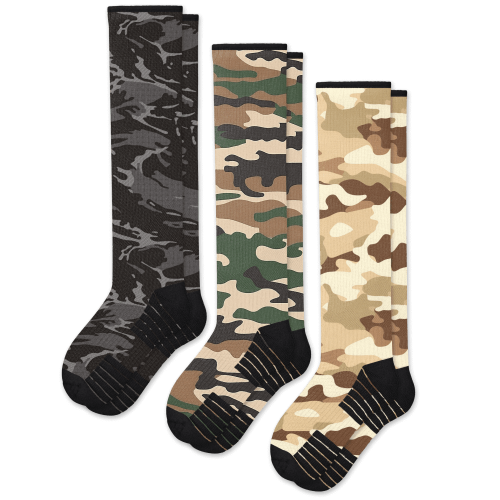 Viasox Army Compression Socks 3-Pack Bundle for Comfort and Relief