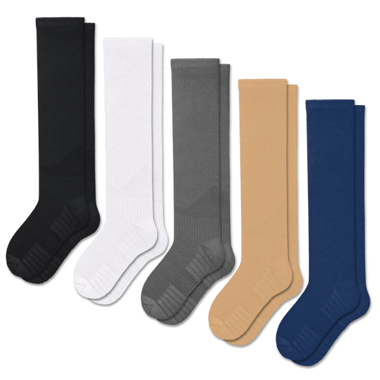 Solid Essentials Compression Socks Bundle 5-Pack – Viasox