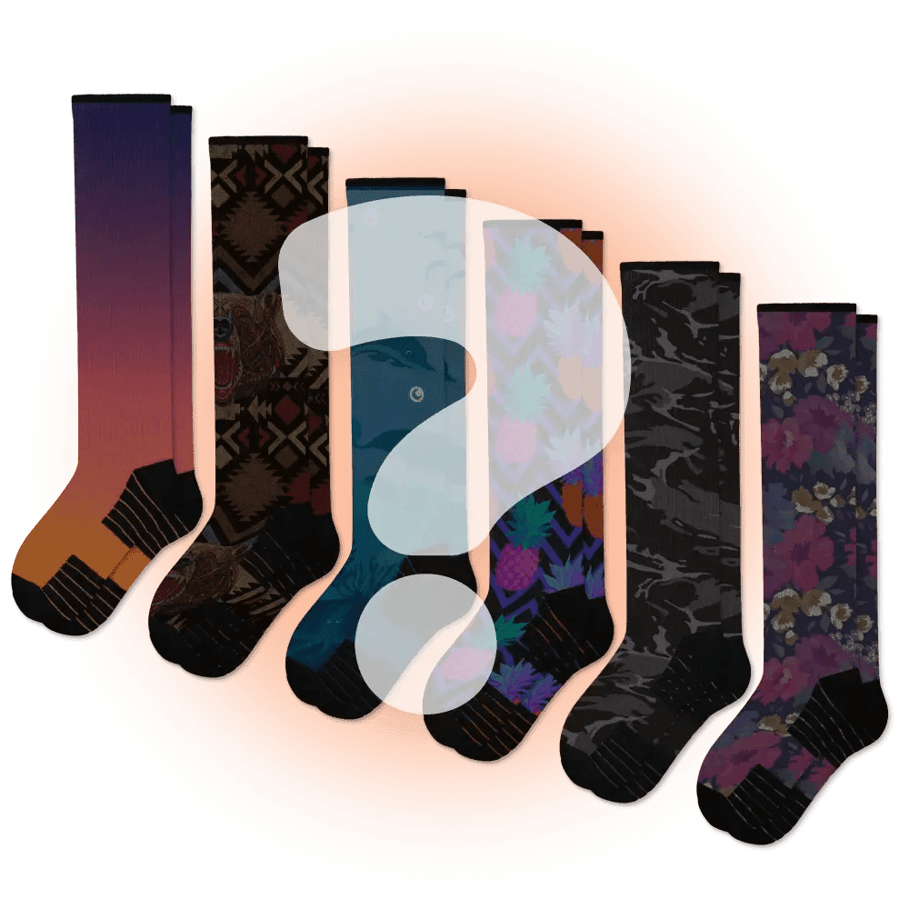 Compression Socks 3-Pack- Mystery | Comfort From Viasox