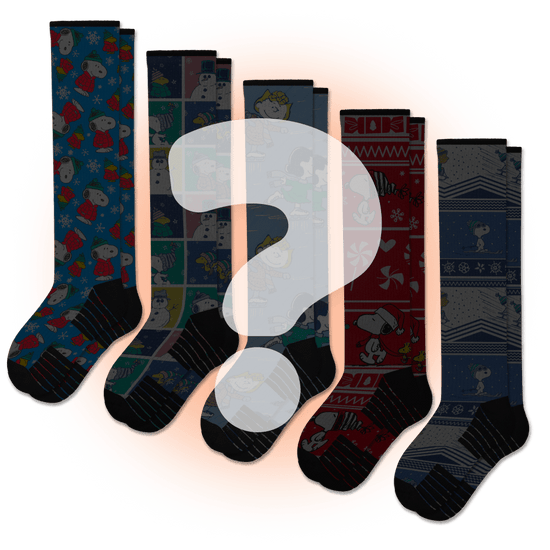 Viasox Peanuts Compression Socks 5-Pack Bundle - Style & Support