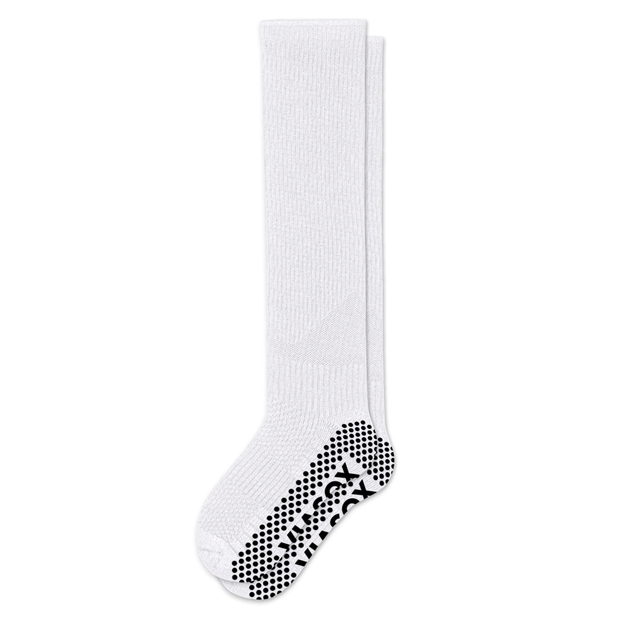 White Compression Gripper Socks | Viasox Clean Support