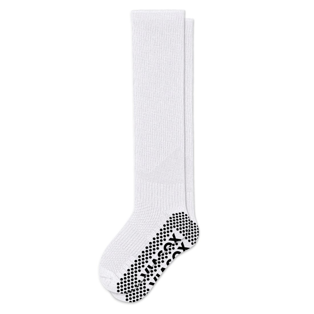 White Compression Gripper Socks | Viasox Clean Support