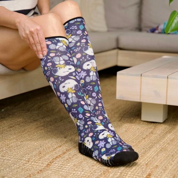 Snoopy Woodstock Socks With Gentle Compression | Viasox