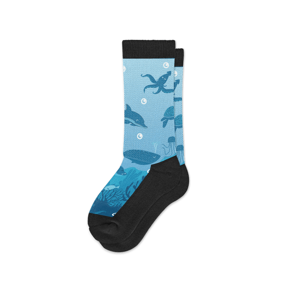 Sea Life Socks - Deep Sea Pattern Socks | Comfort From Viasox