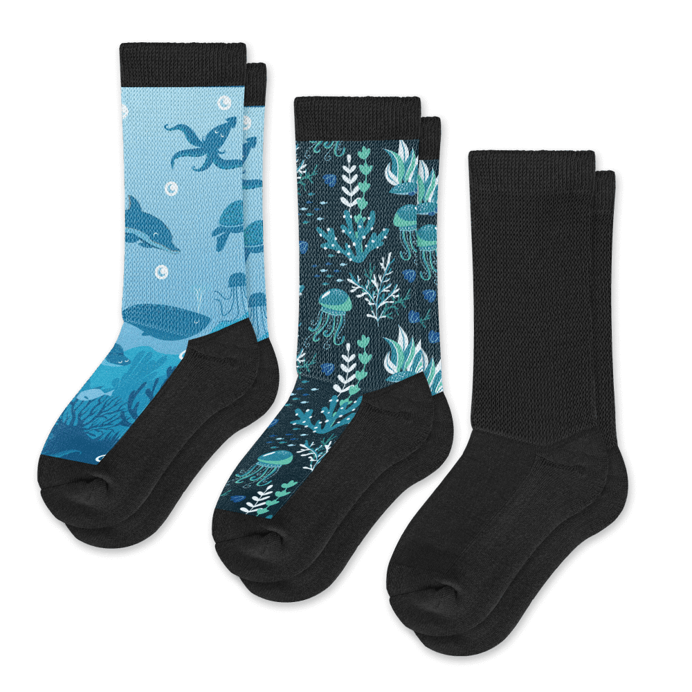 Dark Waters EasyStretch™ Socks Bundle 3-Pack From Viasox