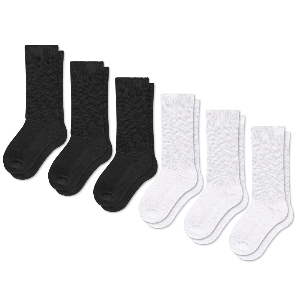 Basics EasyStretch™ Socks Bundle Comfy 6-Pack From Viasox