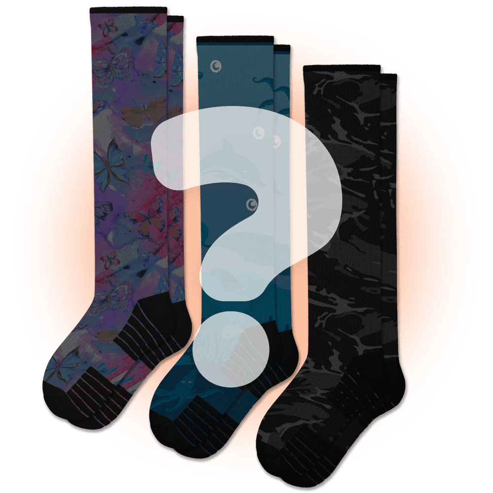 Mystery Compression Socks Bundle 3-Pack From Viasox