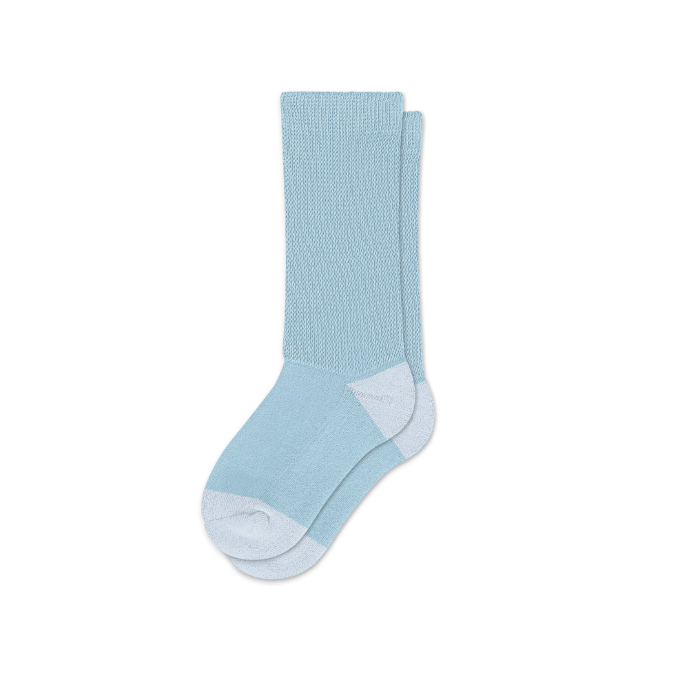 Pastel Blue EasyStretch™ Socks | Viasox