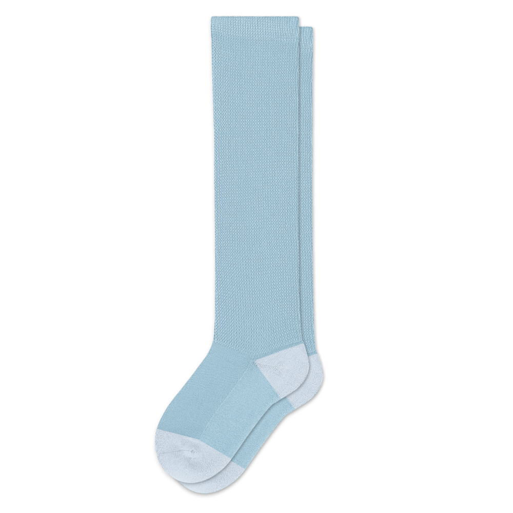 Pastel Blue EasyStretch™ Socks | Viasox
