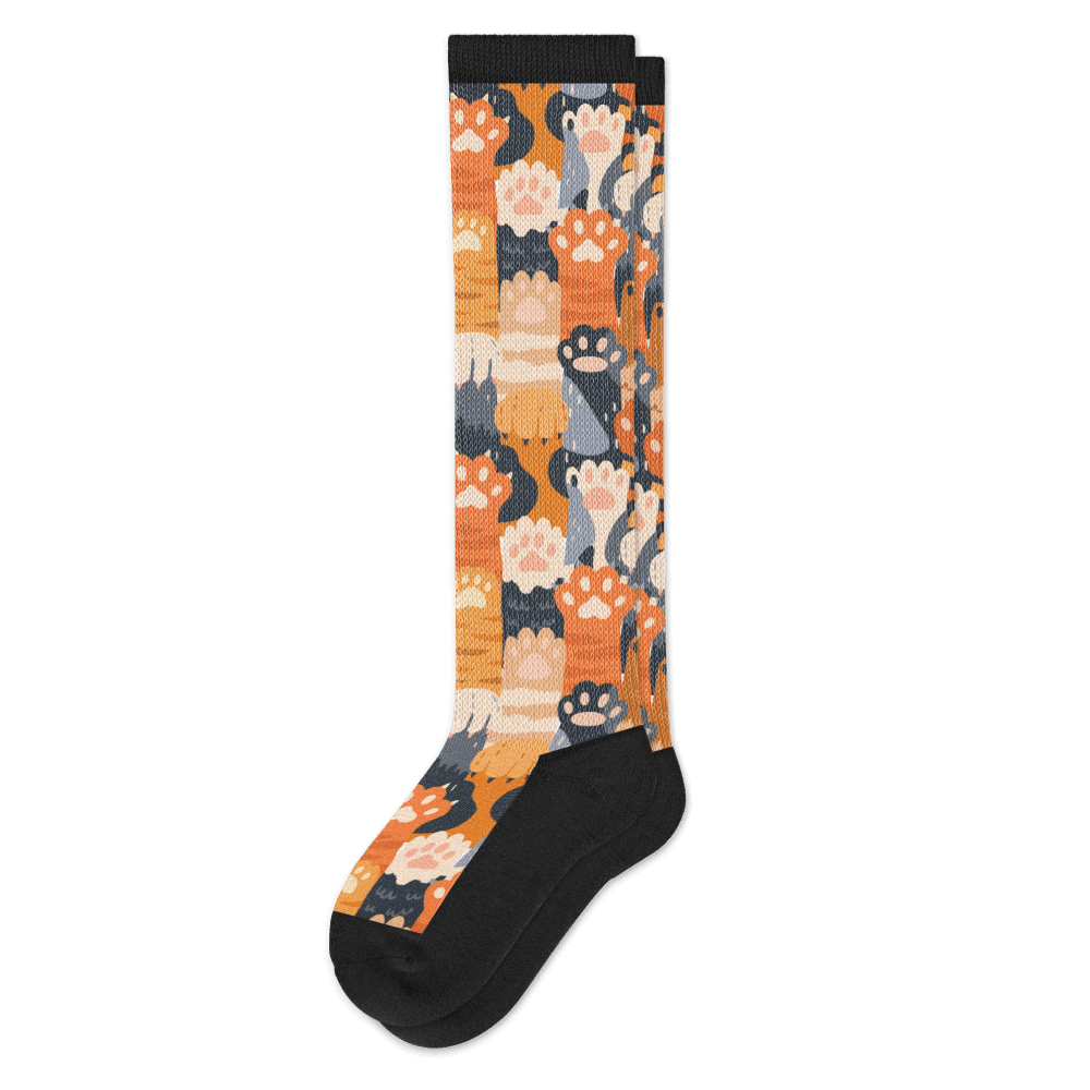 Viasox Cat Paws EasyStretch™ Socks for Comfort and Style