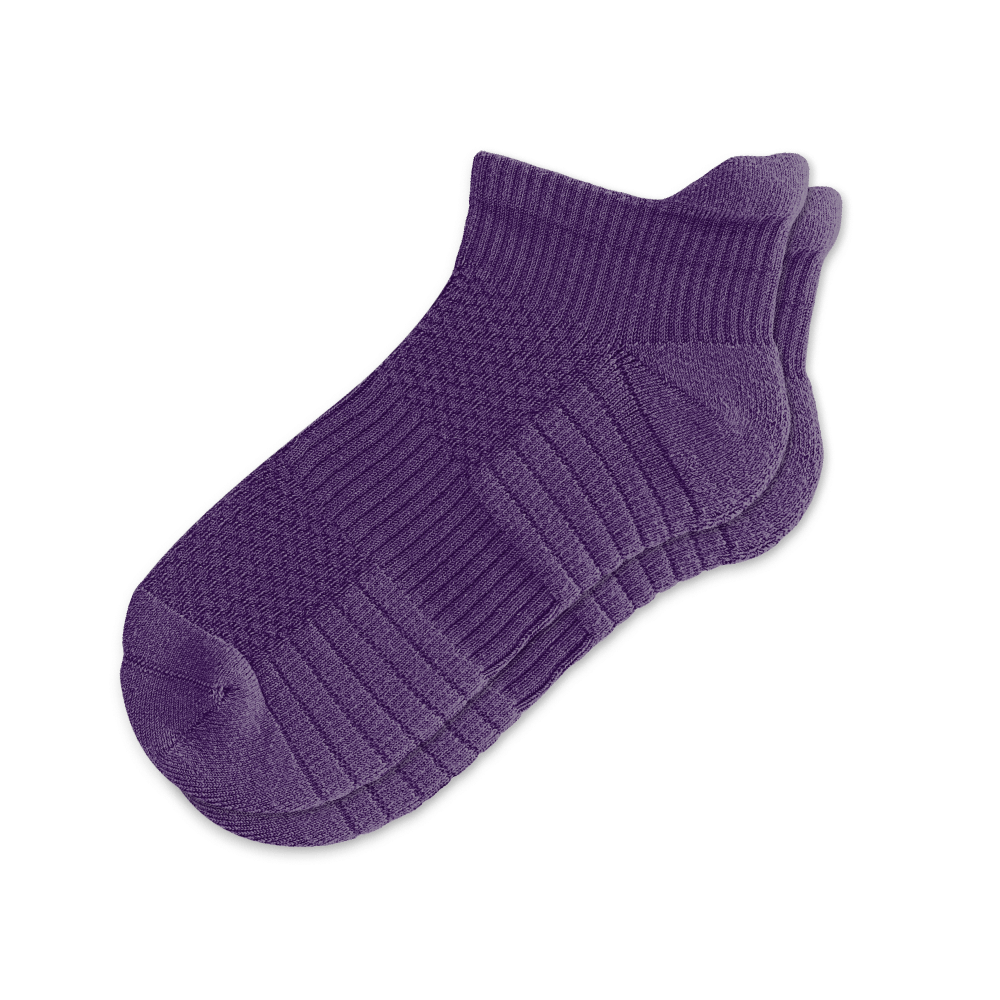 Royal Purple Ankle Compression Socks by Viasox for Comfort and Support