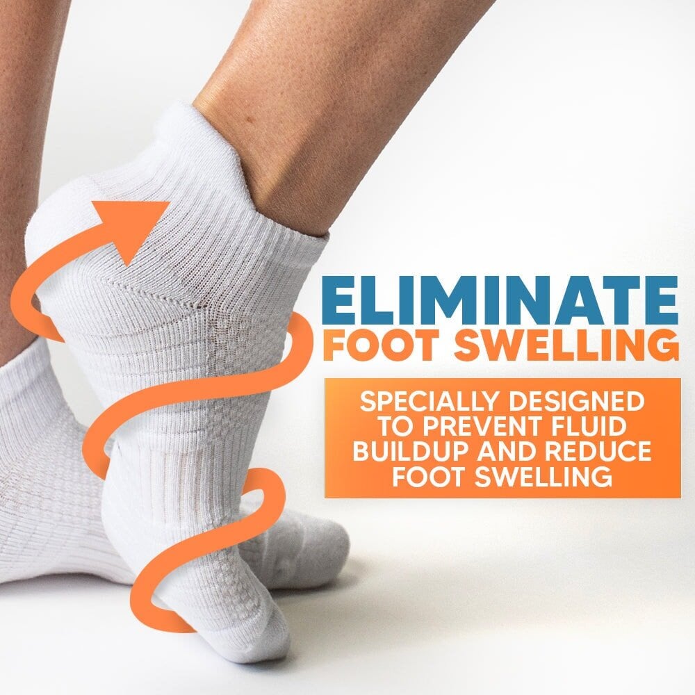 Short Compression Socks In Navy Blue | Viasox