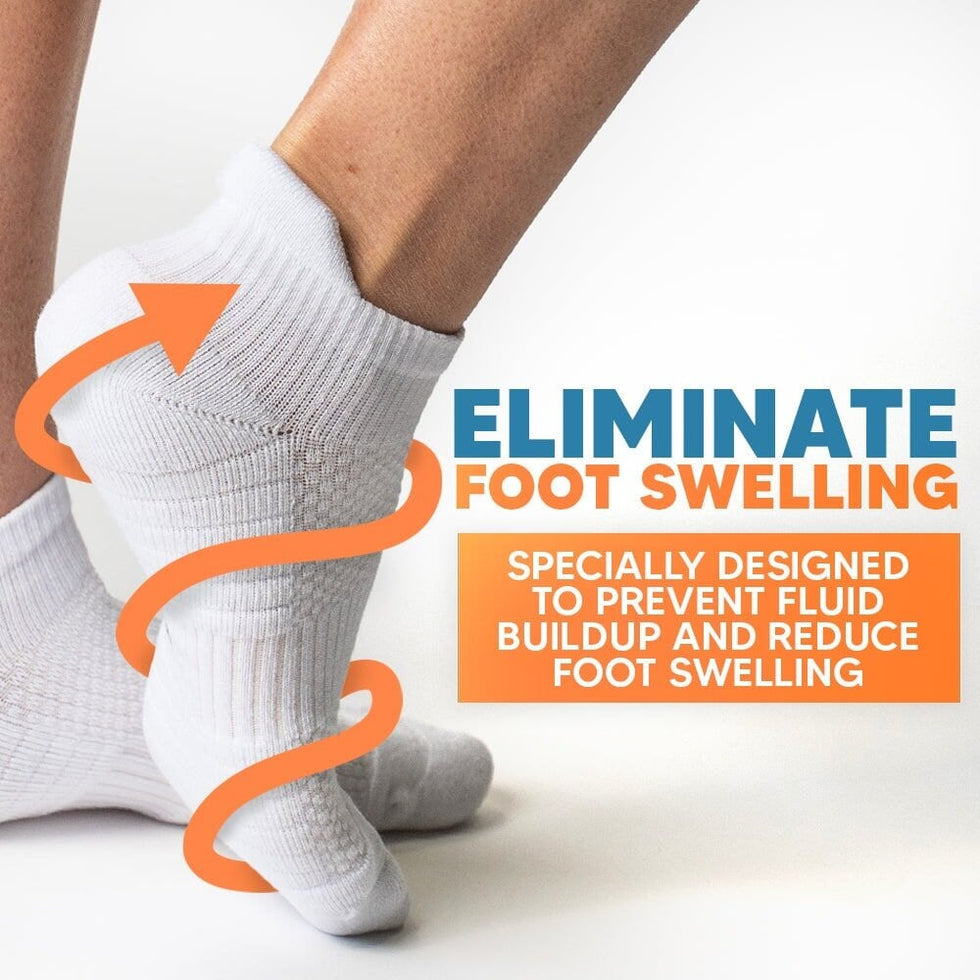 Compression Socks For Ankle Swelling - Deep Sea | Viasox