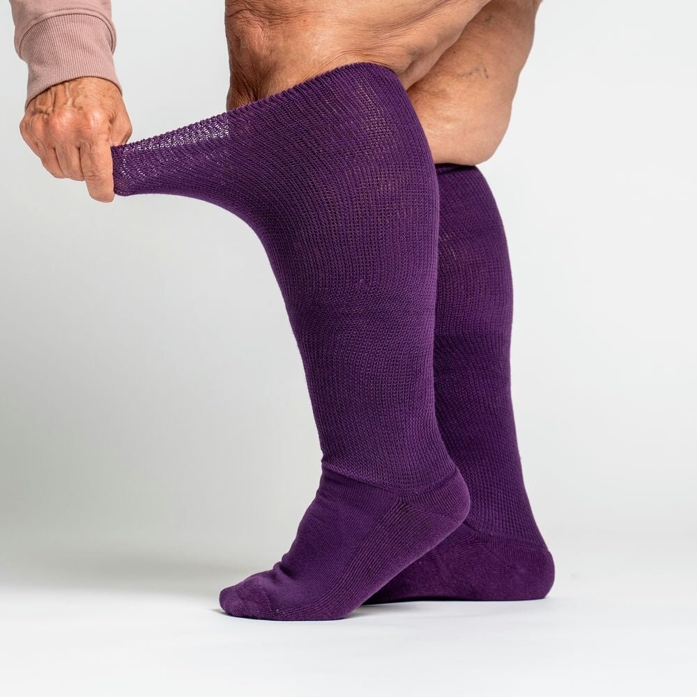 Purple Socks For Men & Women - Moisture-Wicking | Viasox
