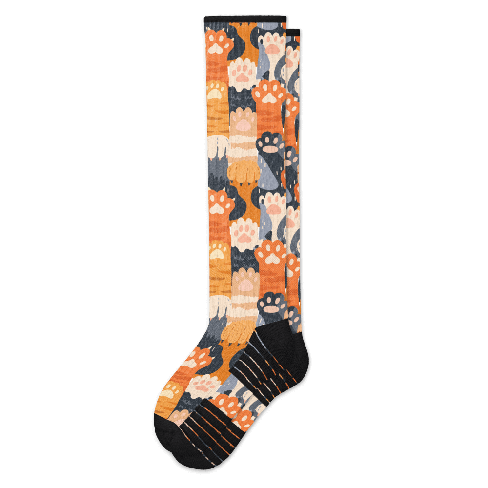 Cat Paws Compression Socks by Viasox for Comfort and Style
