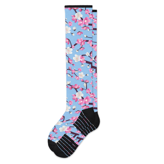 Cherry Blossom Compression Socks | Viasox Provides Comfort & Support